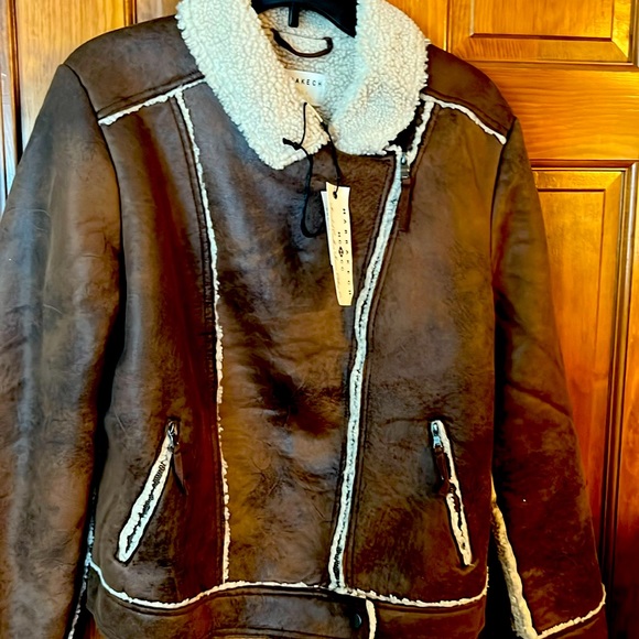 Marrakech | Jackets & Coats | New Marrakech Marissa Faux Leather Sherpa ...